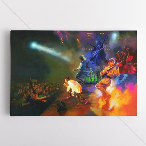 Star Wars Rock Poster Canvas Darth Vader Skywalker #1 Wall Art Print | eBay