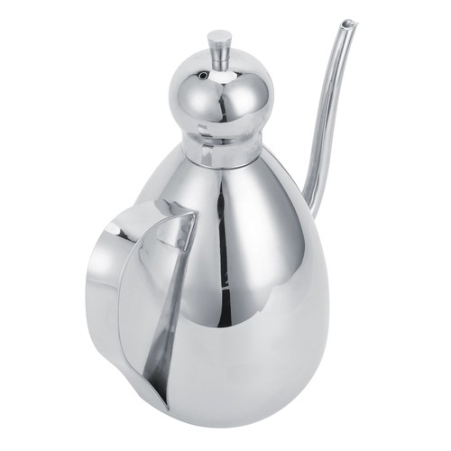 Oil Dispenser Pot Multi-Purpose Stainless Steel Olive Oil Dispenser ...