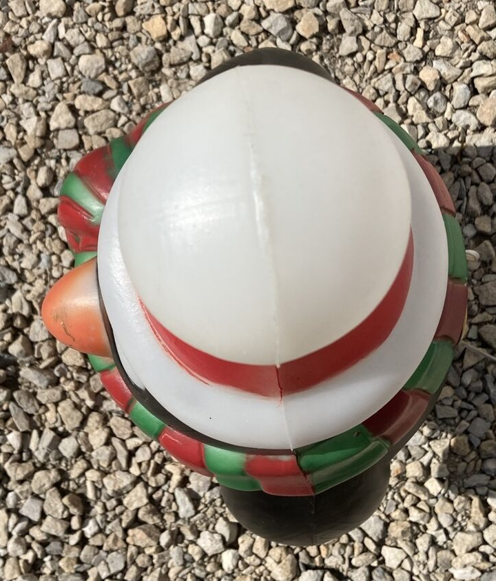 Vintage 29" Penguin Chilly Willy Blow Mold General Foam Christmas Yard ...