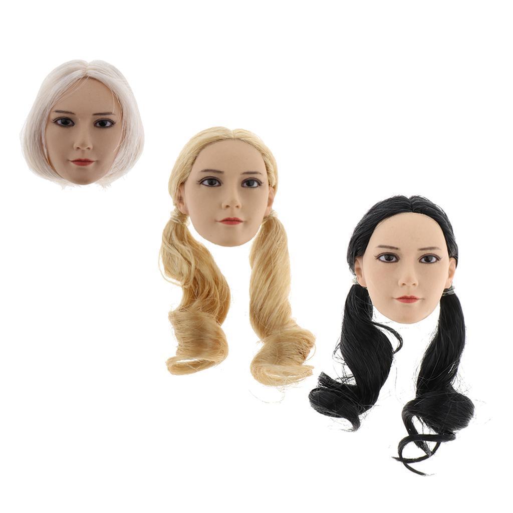 1/6 Female Figure Head Sculpt, Beuty Girl Doll Head with or | eBay