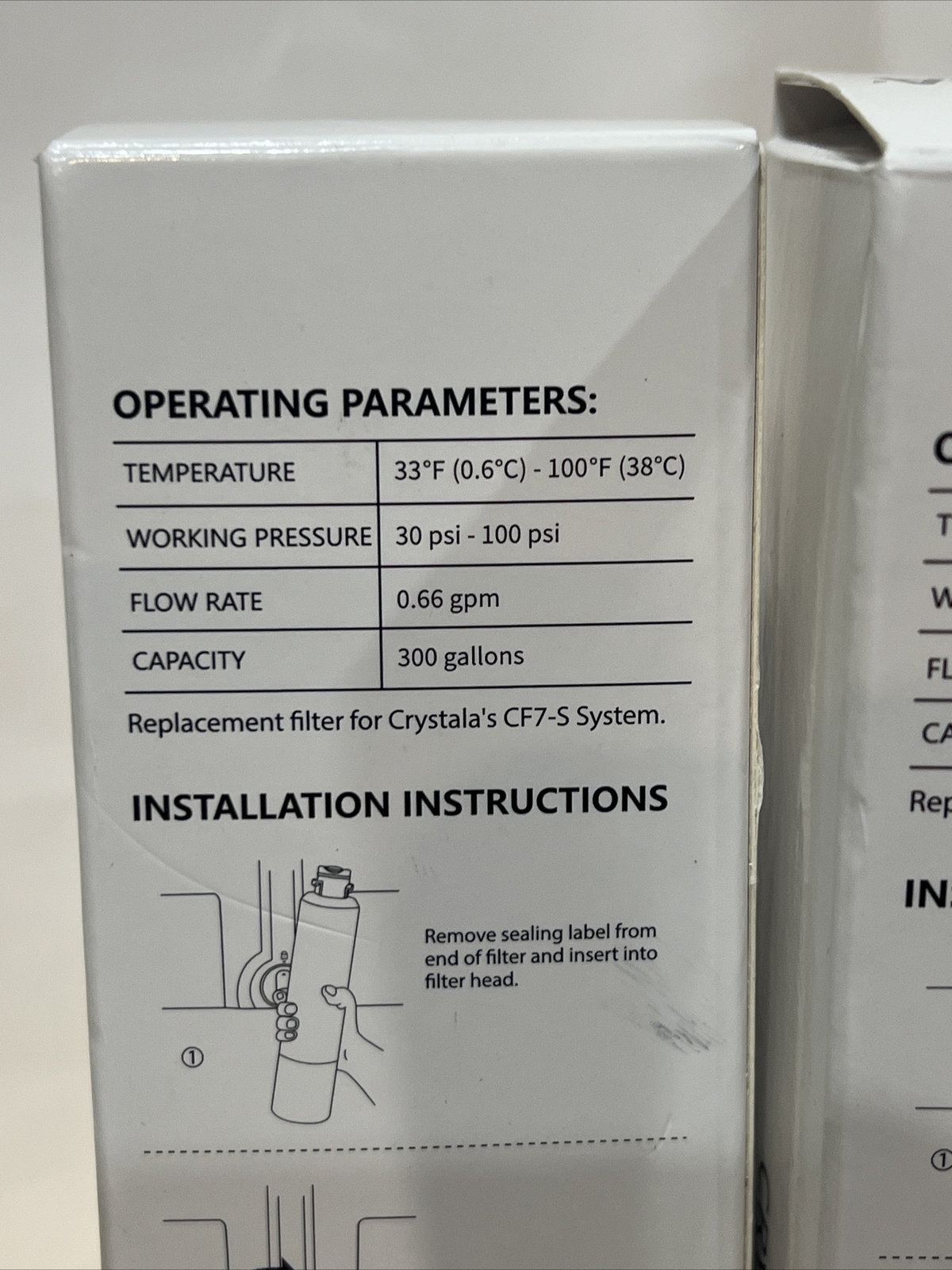 Crystala DA29-00020B Refrigerator Water Replacement Lot 2 Filter Model ...