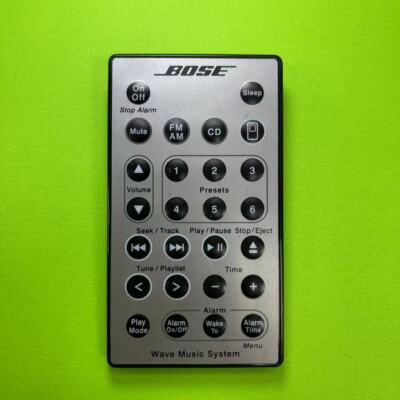 Bose wave music system remote control AWRCC1 AWRCC2 radio/cd sliver SEA ...