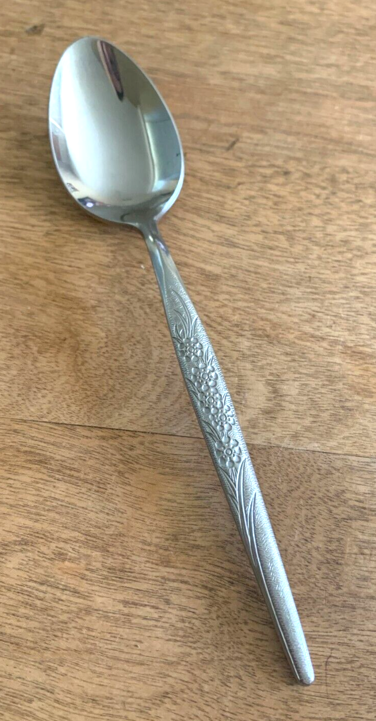 1 Teaspoon Spoon Tina NASCO Stainless Japan Glossy Textured Handle | eBay