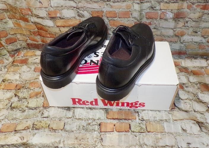 USA RED WING 107 moc n round toe BLACK OXFORD SUPERSOLE MULTIPLE SIZES ...