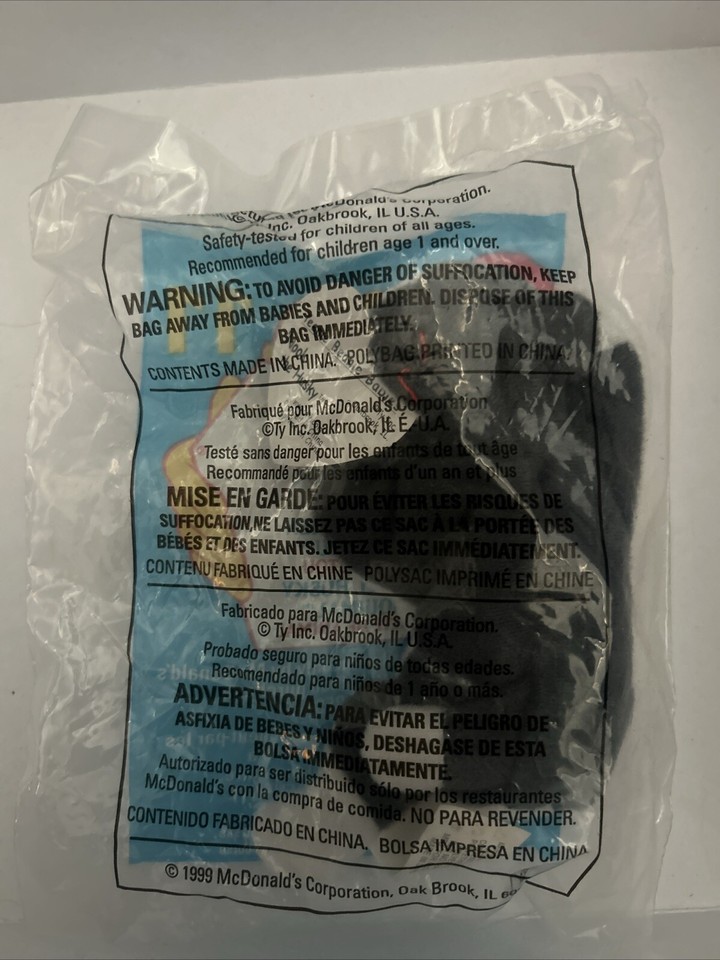 Nook the husky Beanie Baby McDonald’s 1993 Tag Errors VERY RARE ...