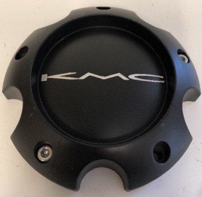 ONE USED KMC BLACK 395B150-5H YB003 ABS CHROME CUSTOM CENTER CAP 2563 ...