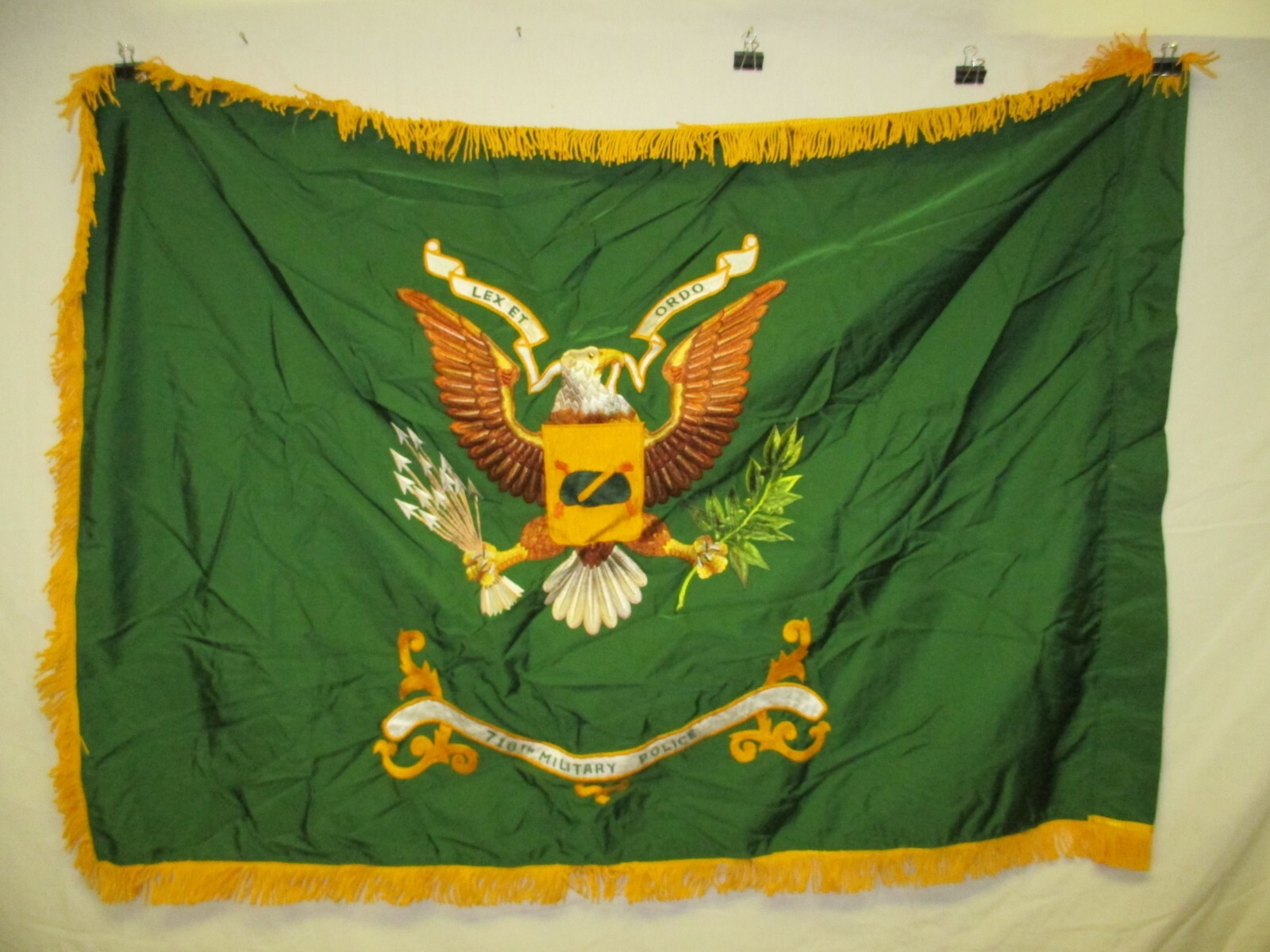 flag1372 Vietnam US Army Unit Color Flag 716 Military Police MP Lex Et ...