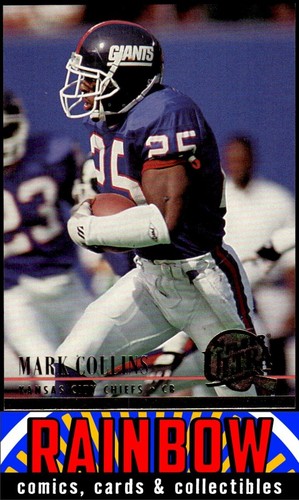 1994 Ultra #141 Mark Collins Kansas City Chiefs | eBay