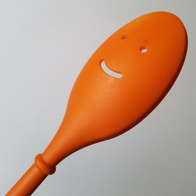 Long Handle Cute Smiley Happy Face Stir Spoon Nylon Stirring Kitchen ...