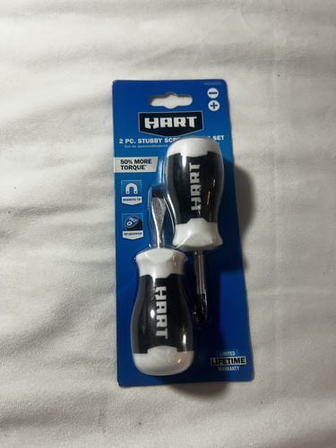 HART 2-Piece STUBBY SCREWDRIVER, MAGNETIC TIP Phillips/Slotted COMFORT ...