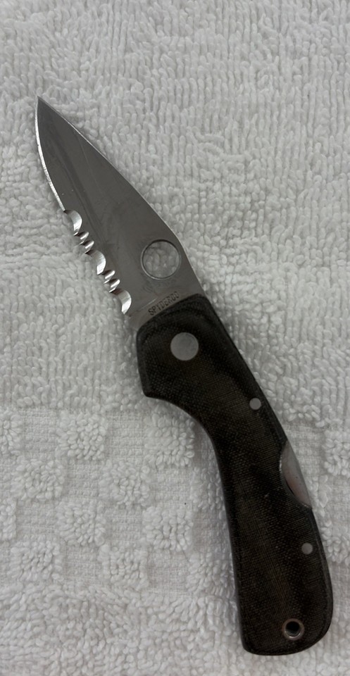 Spyderco Baby goddard c20 ps brown micarta bnib | eBay