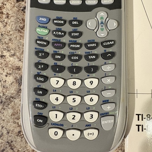 Texas Instruments Ti-84 Plus Silver Edition Graphing Calculator Gray ...