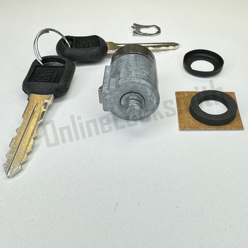 New OEM Door Lock Cylinder With 2 Logo keys For GM Vehicles 702673 ...