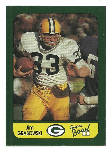 Jim Grabowski 1991 Super Bowl II 25th Anniversary Green Bay Packers ...