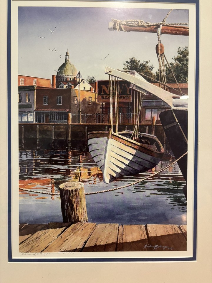 Richard Bollinger "Bay Classic" Annapolis Md State House LEP | eBay