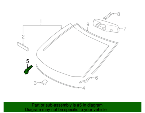 GENUINE HIGHLANDER (2008-2013) PAD SEAL Front Fender 2 Cowl RIGHT 53866 ...