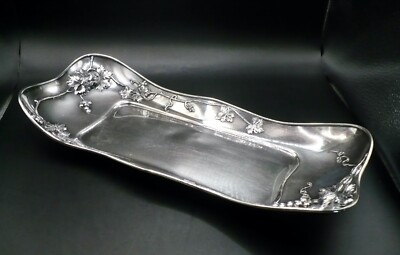 Antique PAIRPOINT Quadruple Silverplate Silver Plate Bread Tray High ...