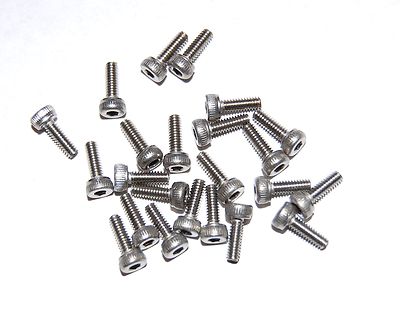 METRIC SOCKET HEAD CAP SCREW STAINLESS M2.5X5 MM PKG OF 25. RC CARS ...