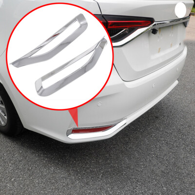 Chrome Tail Rear Fog Light Lamp Cover Trim Moulding For Toyota Corolla ...