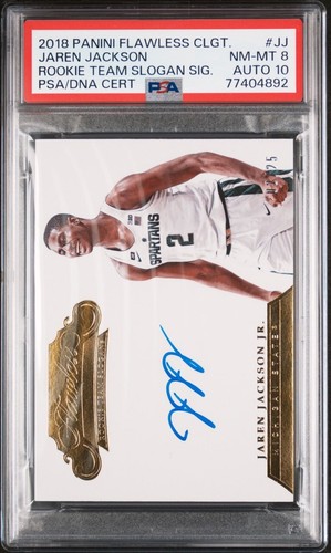 2018-19 Panini Flawless Collegiate - Rookie Team Slogan Signatures ...
