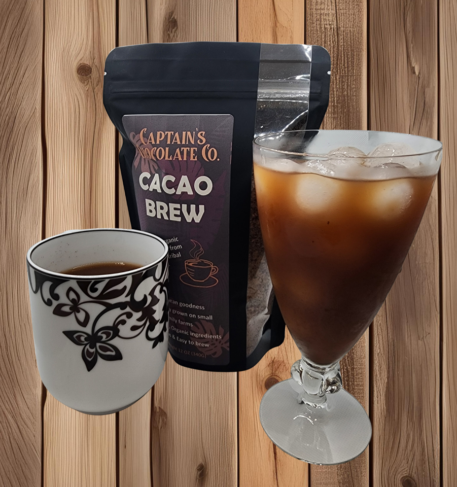 Organic Cacao Brew, Natural Brewed Cacao, Brewed Hot Chocolate tea ...