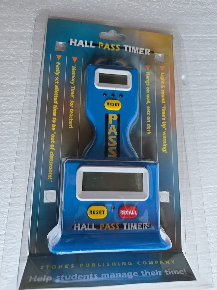 VINTAGE - HALL PASS TIMER By STOKES PUBLISHING - STUDENTS TIME ...