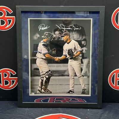 Mariano Rivera Jorge Posada Signed & Framed 16x20 NY Yankees Photo ...