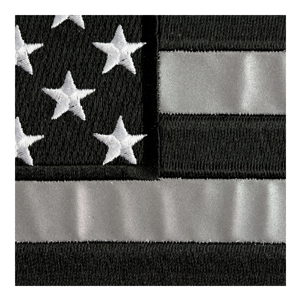 Reflective Black & Grey American Flag Patch, U.S. Flag Patches | eBay