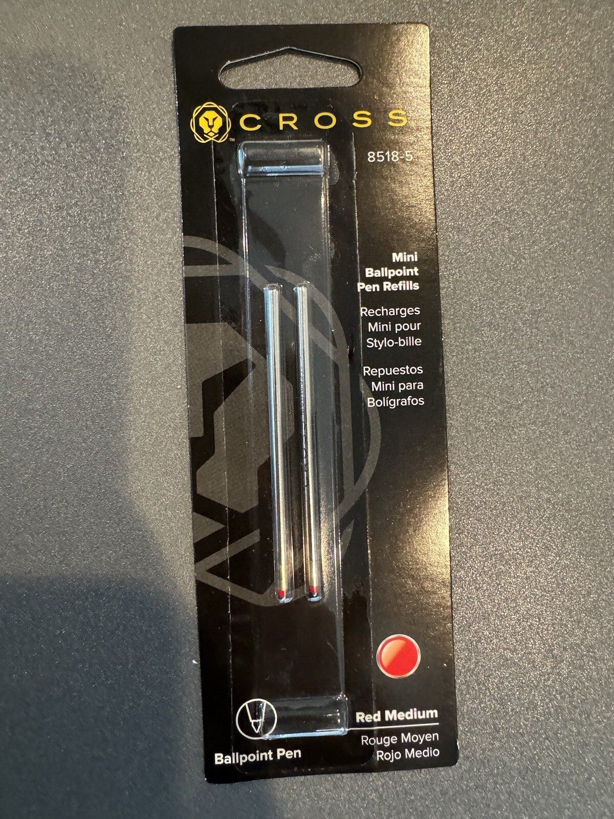 Cross 8518-5 - Mini Ballpoint Pen Refill - Medium Red | eBay