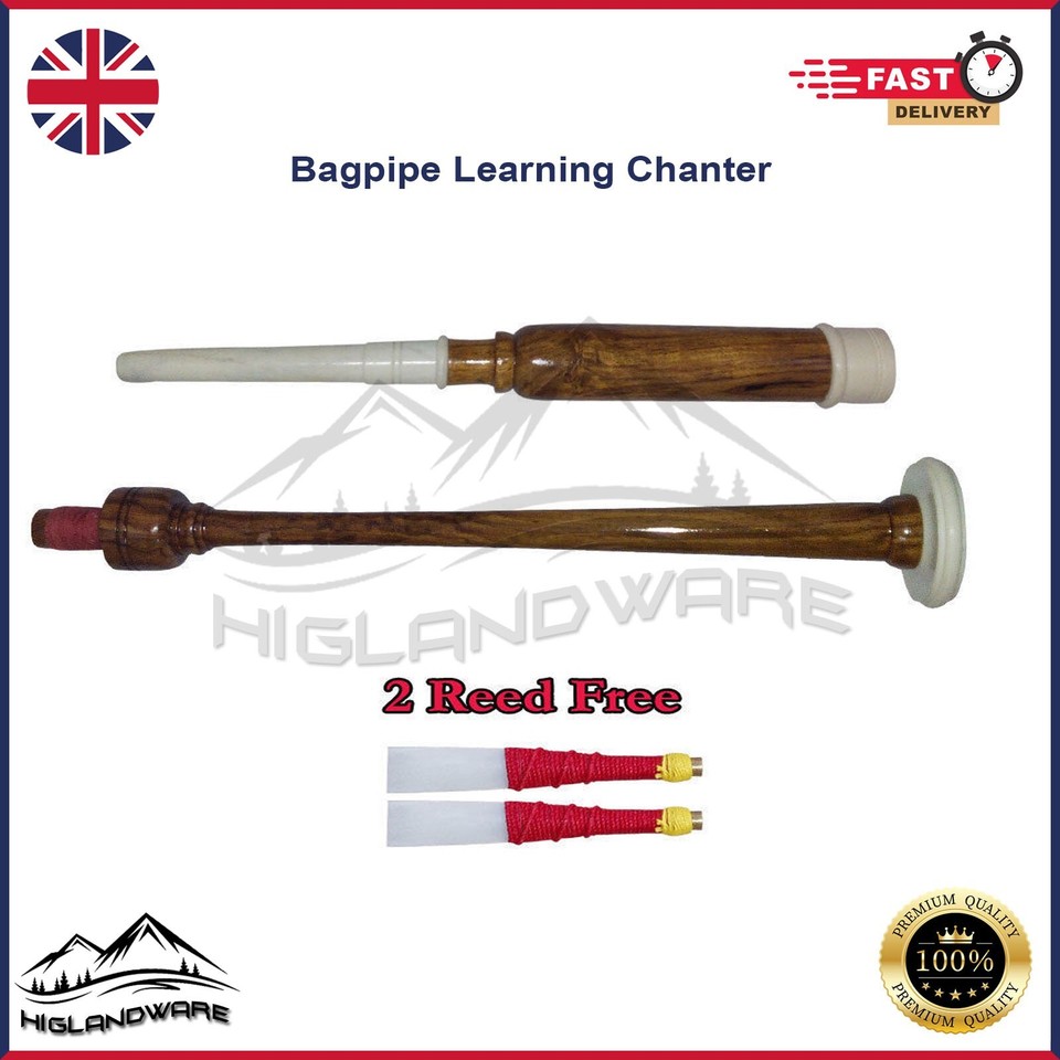 Bagpiper Beginners Practice Learning Chanters Bagpipe Rosewood With ...