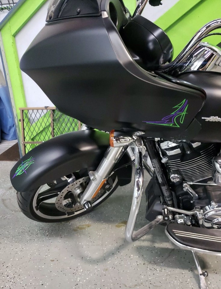Pinstripe pinstriping custom motorcycle tank fender hood vinyl decal ...