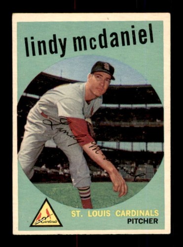 1959 Topps #479 Lindy McDaniel VG/VGEX Cardinals 553263 | eBay