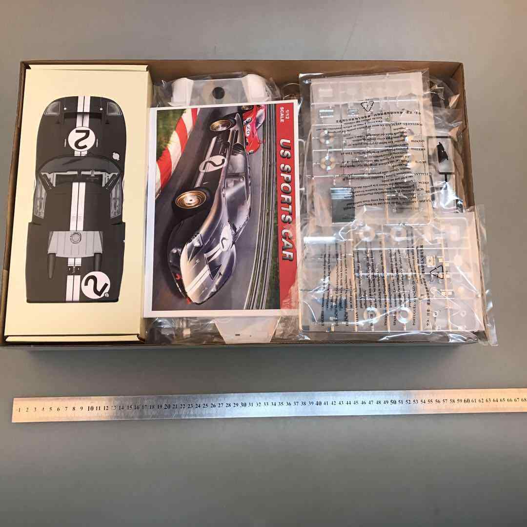 TRUMPETER / MAGNIFIER 00019 1/12 GT 40 MK.II RACING CAR 24 HOUR LE-MANS ...