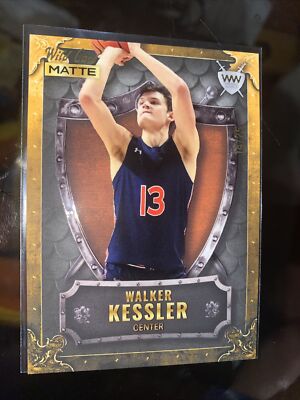Walker Kessler 2022-23 Wild Card Matte RC WW-43 #14/25 Tar Heels Auburn ...
