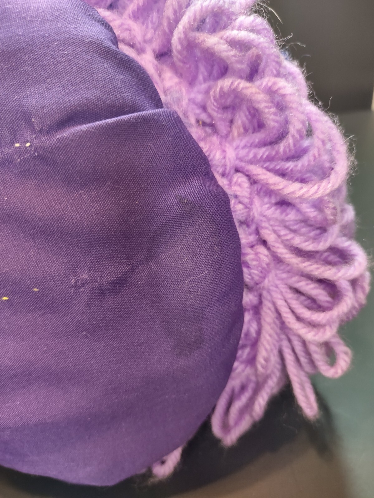 Vtg Handmade toy Rainbow WEEPULS WEEPLE WUPPIE WUPPET yarn loop plush ...