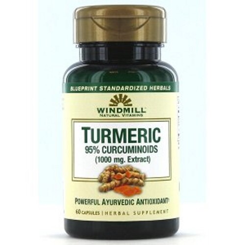Turmeric Curcumin 1000 mg 60 Count By Windmill Health 35046004866 ...
