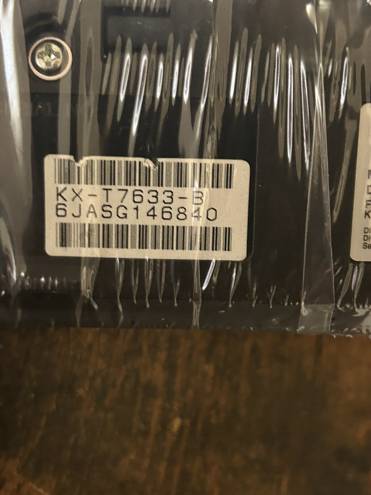 Panasonic KX-T7633 Digital Telephone Black 3-Line LCD Proprietary Phone ...