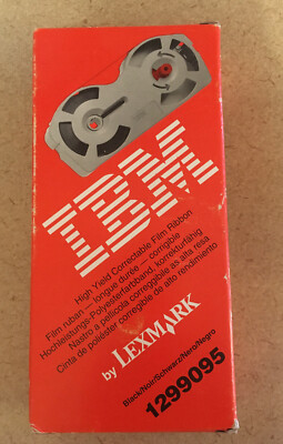 IBM Selectric II Typewriter High Yield Correctable Film Ribbon Black ...
