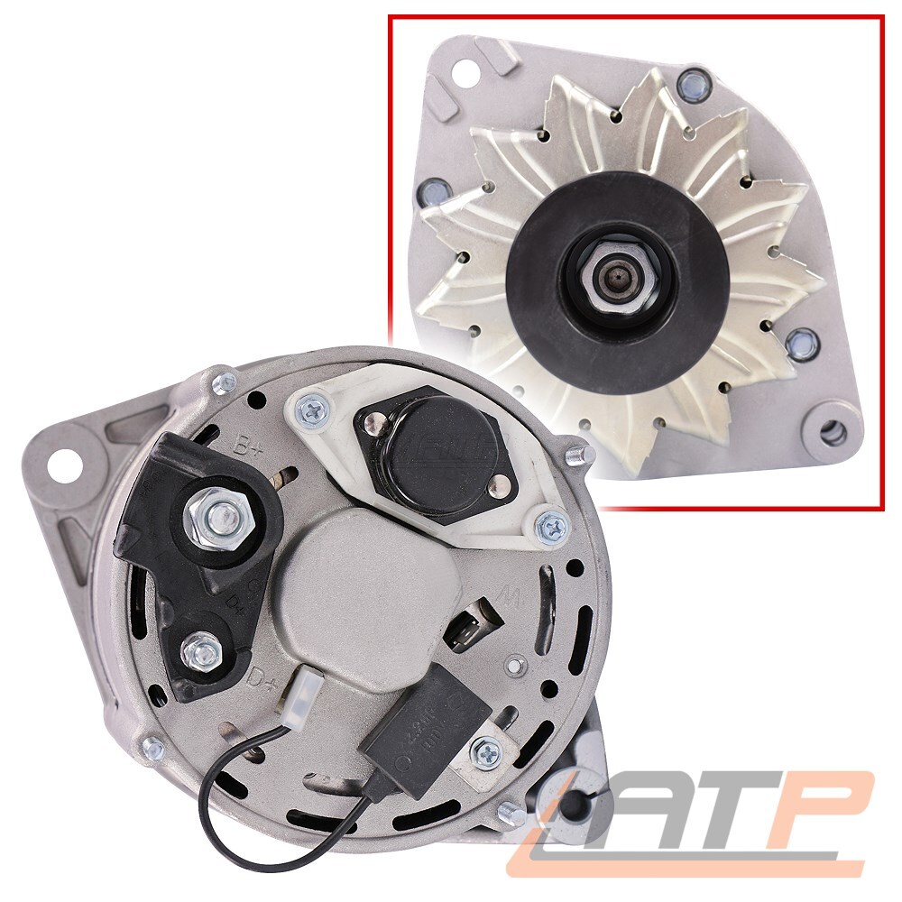 LICHTMASCHINE GENERATOR 65A FÜR VW BUS T3 TRANSPORTER CADDY 1 1.6 D TD ...