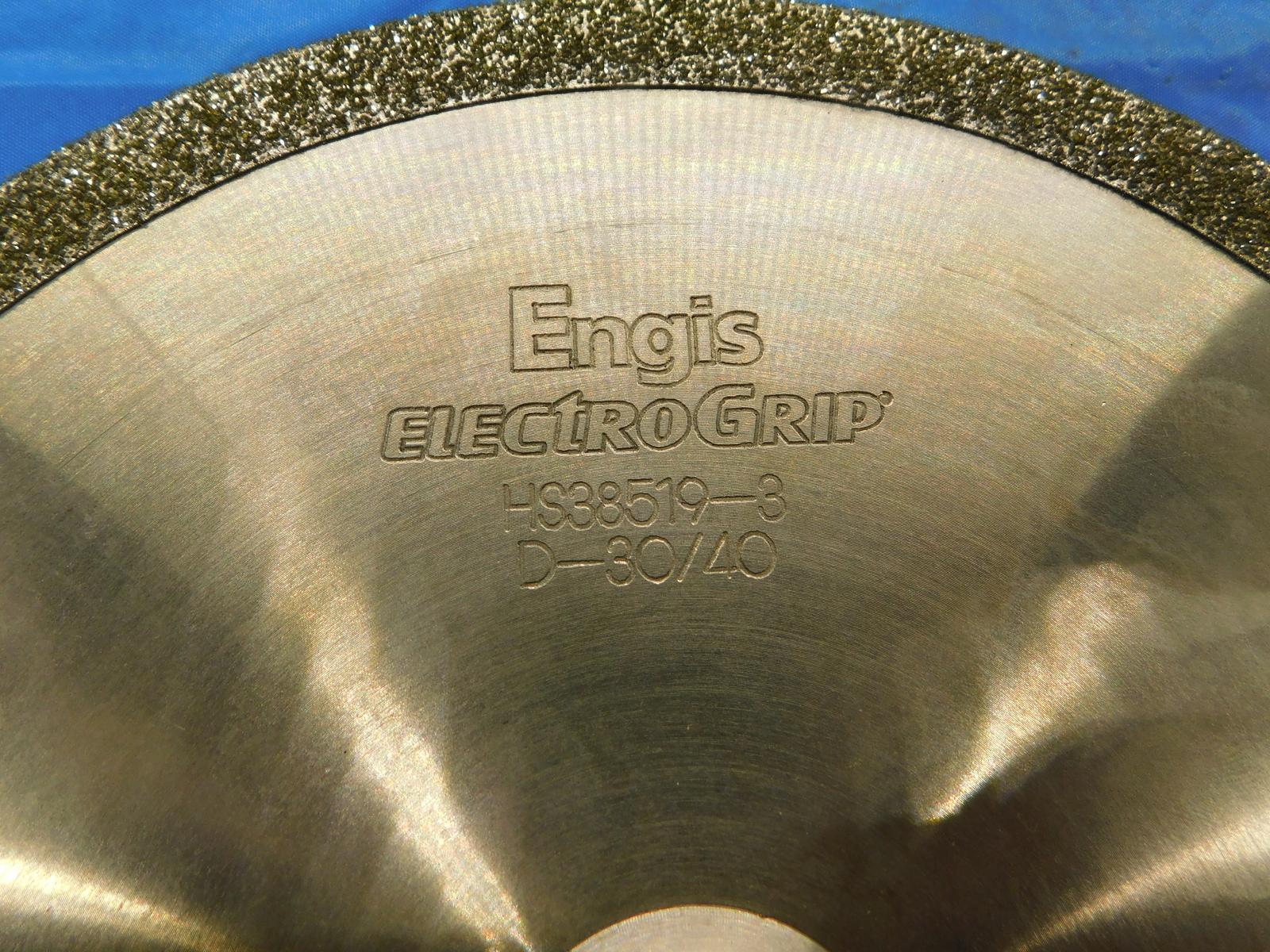 NEW ENGIS ELECTROGRIP HS38519-3 DIA-FORZ 9" DIAMOND COATED GRINDING ...