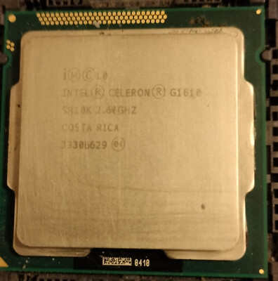 Intel Celeron G1610 2.6 GHz Dual-Core (CM8063701444901) Processor ...