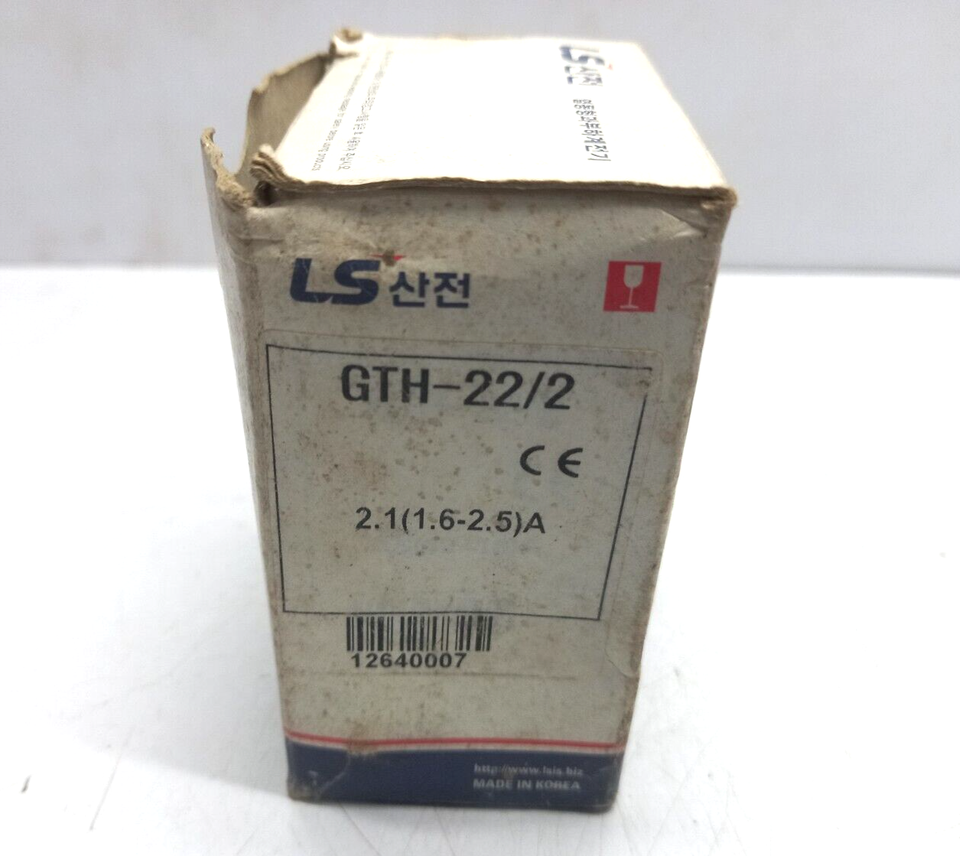 LS GTH-22/2 Thermal Overload Relay GTH-22 2.1(1.6-2.5)A 60105IK | eBay