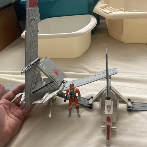 Star Wars Luke Skywalker’s T-16 Skyhopper ship/vehicle unboxed POTF ...