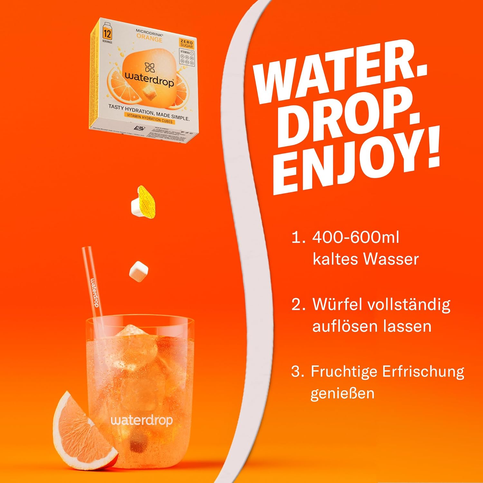 Waterdrop® Limonaden Set – 48 Waterdrop Würfel in 4 Limonaden Sorten ...