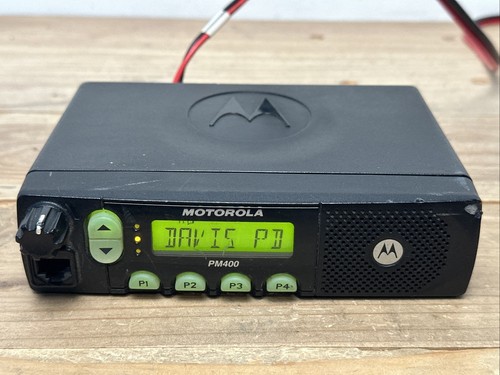 Motorola PM400 VHF 146-174 MHz 64 Channel 50 Watt Mobile Radio Used 2 | eBay