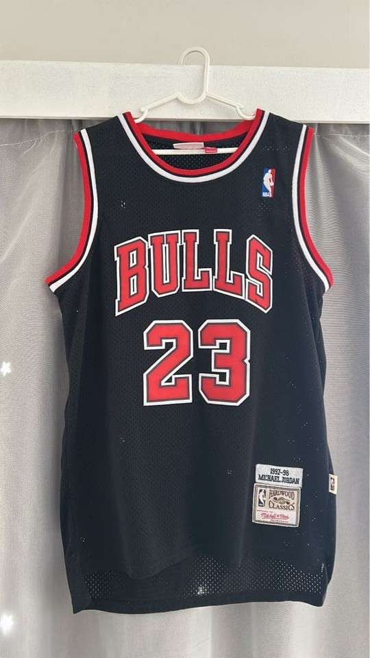 NIKE Mitchell Ness Bulls Jordan No. 23 Basketball Jersey L | eBay