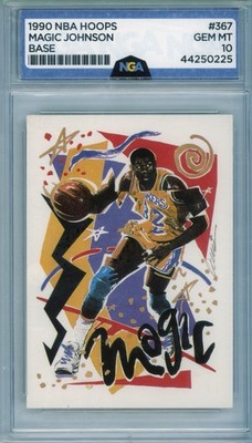1990-91 Hoops #367 Magic Johnson Other 10 | eBay