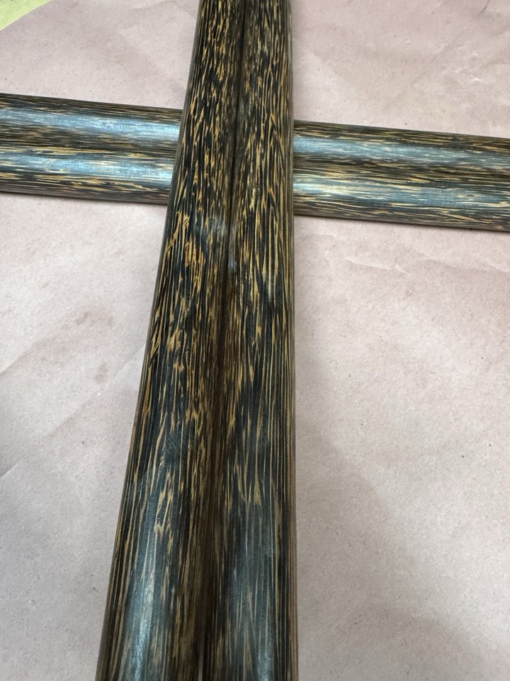 2 Authentic Filipino Escrima Kali Arnis BAHI Hardwood Demo Sticks Set ...