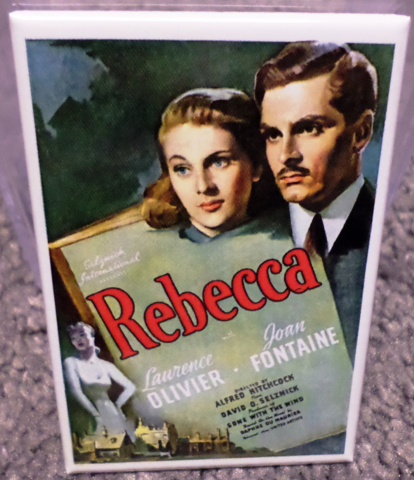 Rebecca Movie Poster 2" x 3" Refrigerator Locker MAGNET Hitchcock ...