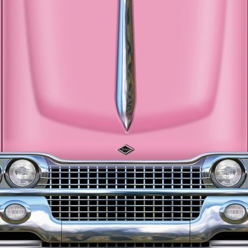 3-D 50's Cruisin Car Centerpiece Favor Box Paper 13.75" x 4.5" 1950s ...